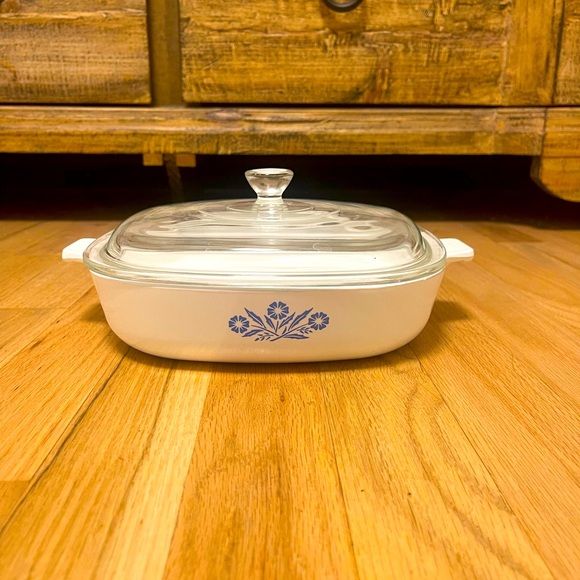 Corningware | Kitchen | Rare Vintage Blue Cornflower Corning Ware 9in ...